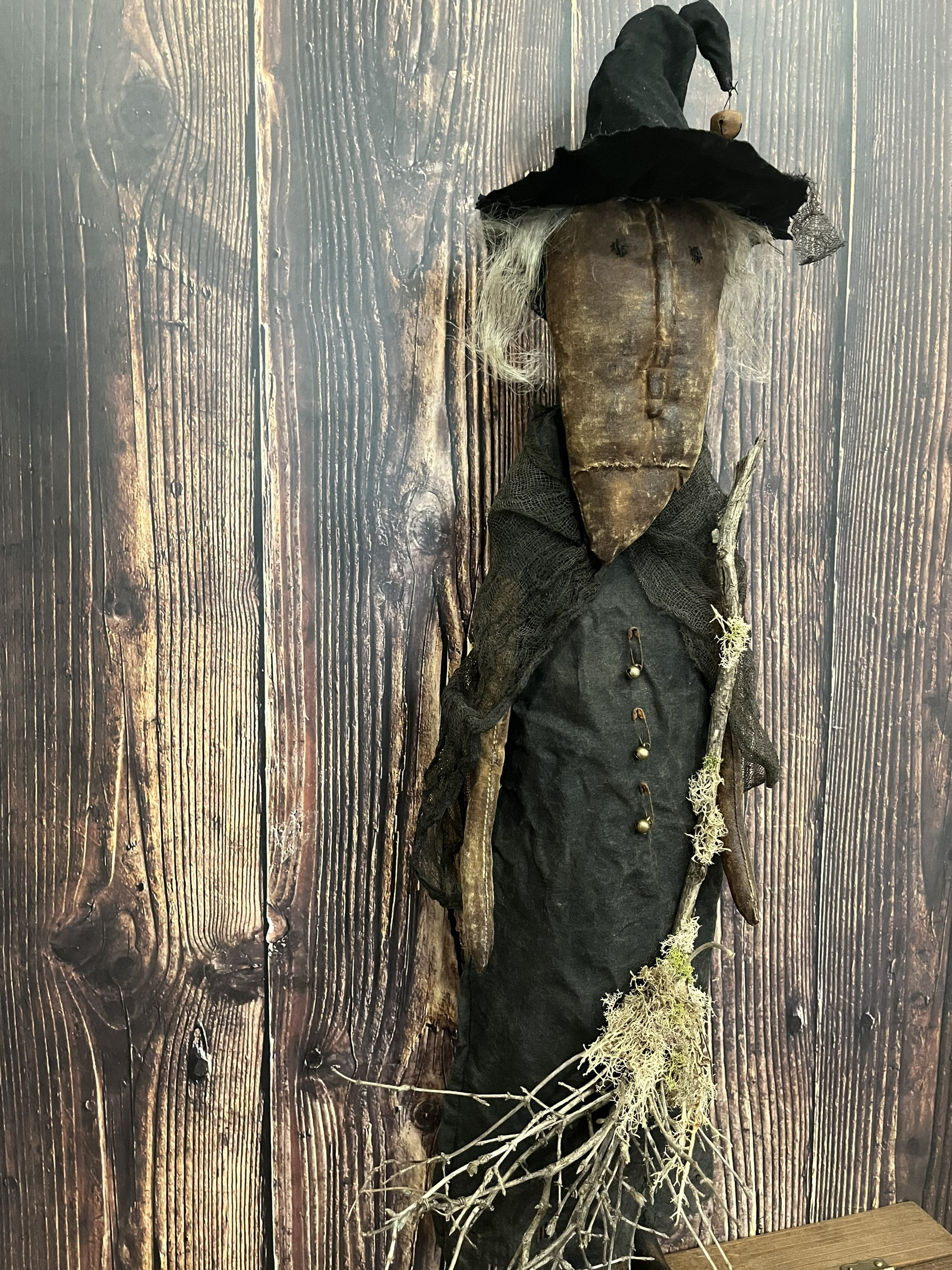 PDF Sewing Pattern - Primitive Witch Door Hanger - Early Americana ...