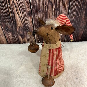 PDF Sewing Pattern - Primitive Christmas Mouse and Ornaments - Early ...