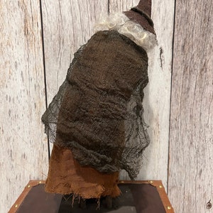 PDF Sewing Pattern - Standing Primitive Witch - Clay Face Folk Art Doll ...