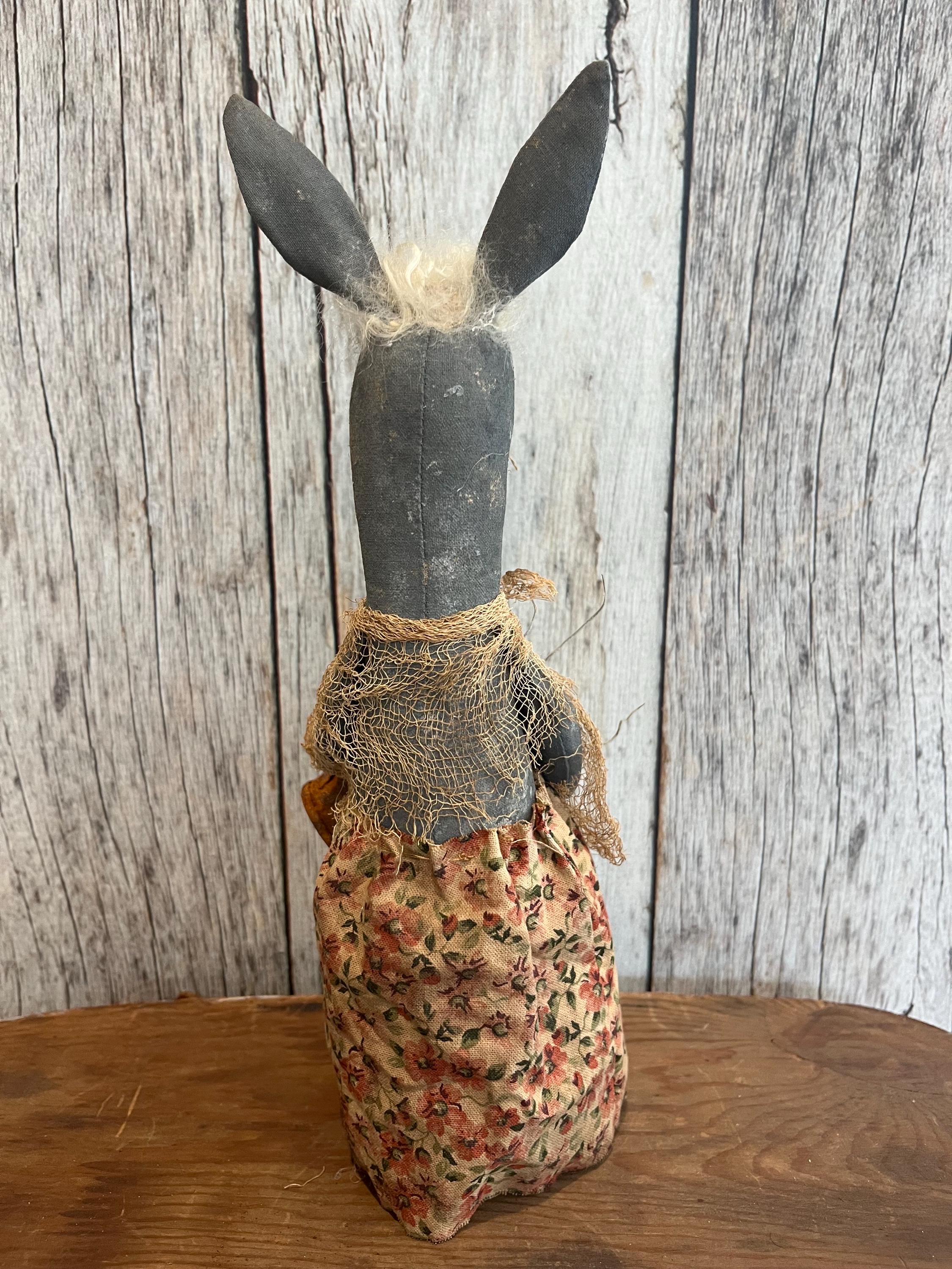 PDF Sewing Pattern - Primitive Garden Bunny - Summertime Rabbit ...