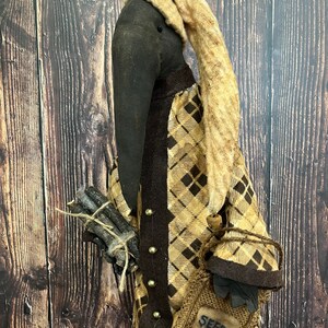 PDF Sewing Pattern: Americana Folk Art Primitive Winter Crow Doll - Etsy