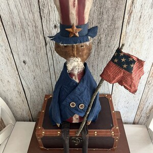PDF Sewing Pattern - Primitive Uncle Sam - 4th of July Decor ...