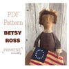 PDF Sewing Pattern - Primitive Rabbit - Standing Bunny Doll With ...