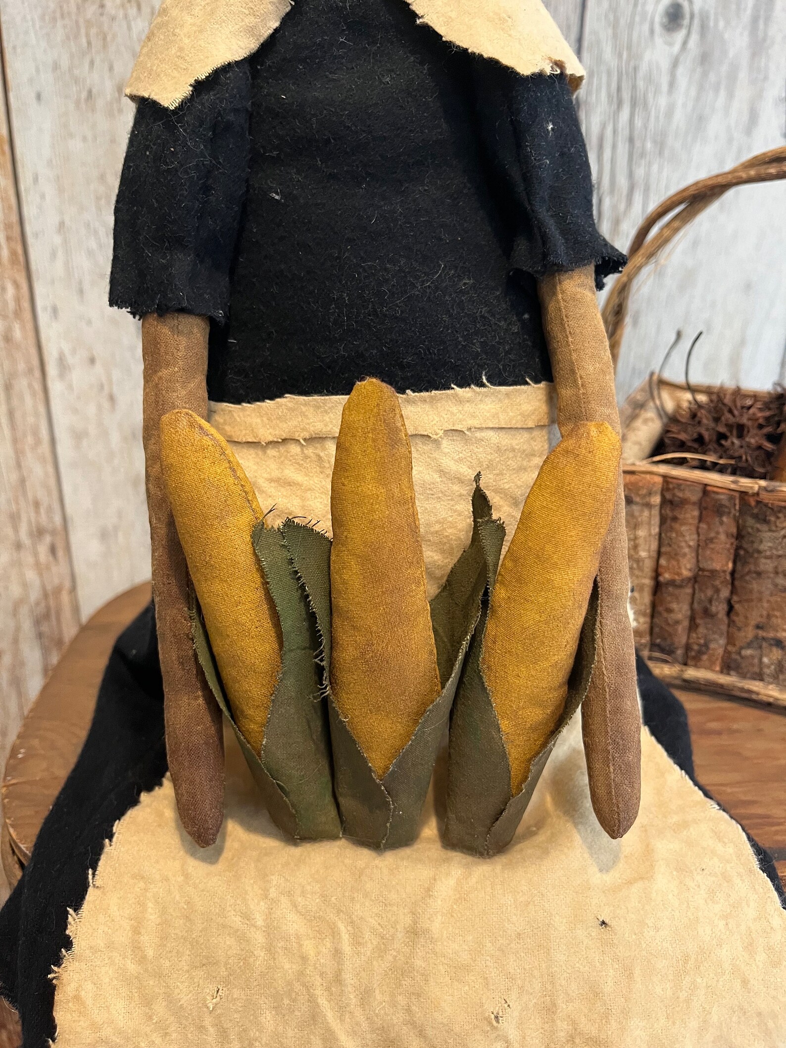 PDF Sewing Pattern - Primitive Pilgrim Girl - Rustic Thanksgiving ...