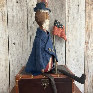 PDF Sewing Pattern - Primitive Uncle Sam - 4th of July Decor ...