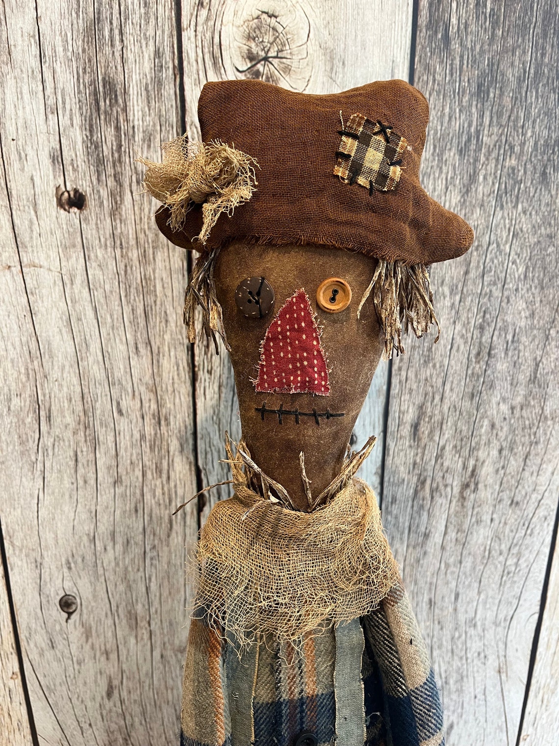 PDF Sewing Pattern - Primitive Scarecrow - Early Americana Fall Decor ...