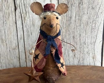 Primitive Mouse - Early Americana 4th of July - Patriotic Colonial Mice ...