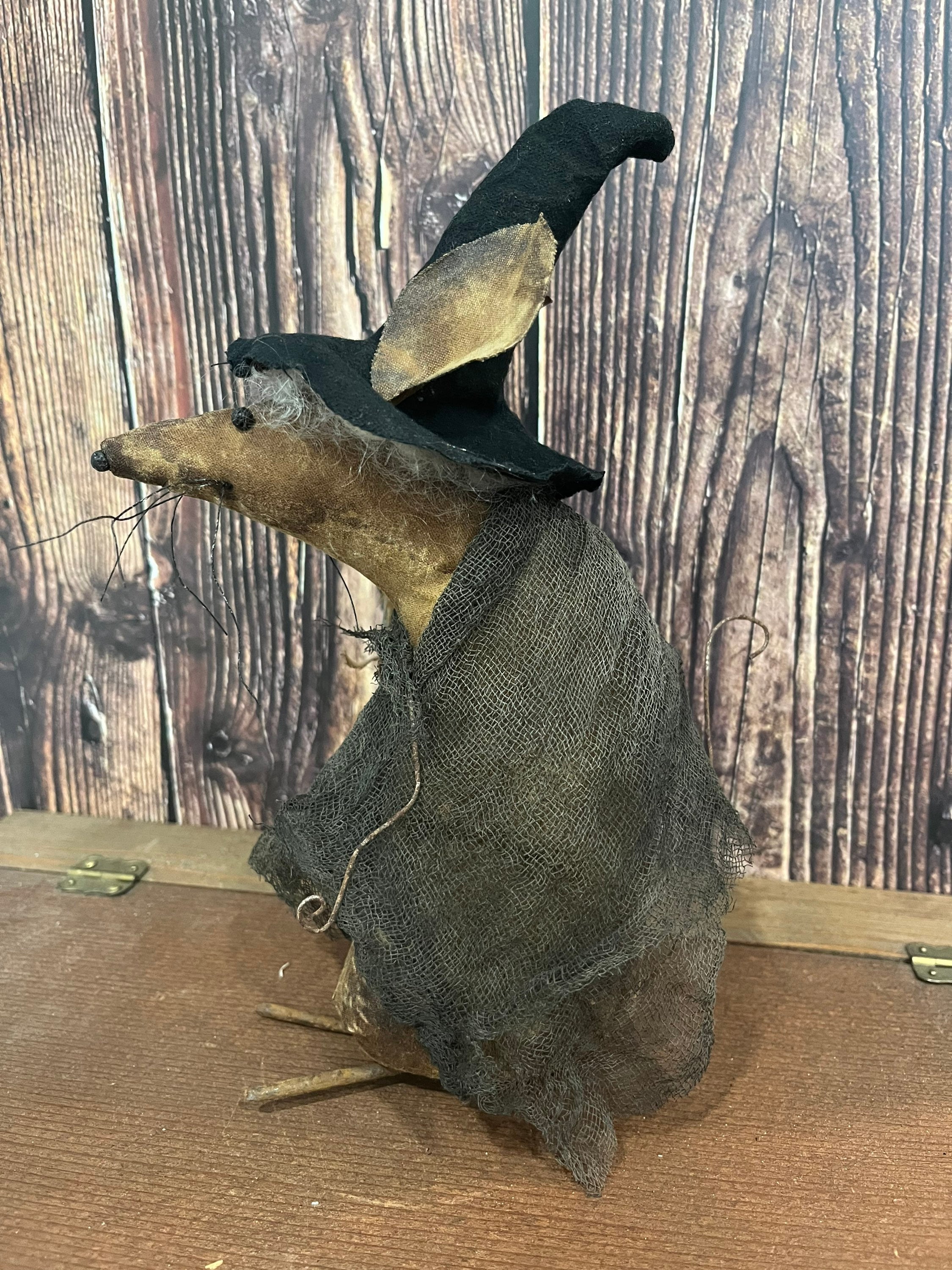 PDF Sewing Pattern - Tilda the Mouse - Primitive Halloween Witch - Mice ...