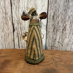 PDF Sewing Pattern - Primitive Christmas Mouse - Folk Art Mice - Santa ...