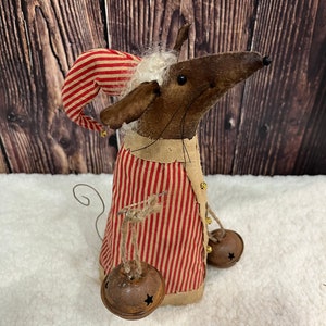 PDF Sewing Pattern - Primitive Christmas Mouse and Ornaments - Early ...