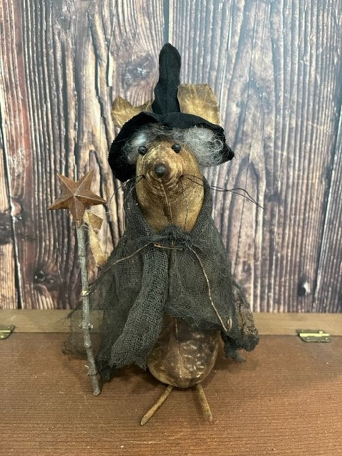 PDF Sewing Pattern - Tilda the Mouse - Primitive Halloween Witch - Mice ...