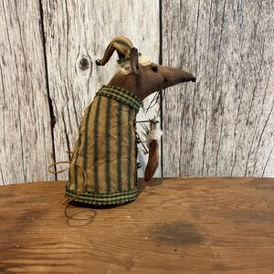 PDF Sewing Pattern - Primitive Christmas Mouse - Folk Art Mice - Santa ...