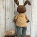 PDF Sewing Pattern - Primitive Rabbit - Standing Bunny Doll With ...