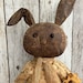 PDF Sewing Pattern - Primitive Rabbit - Standing Bunny Doll With ...