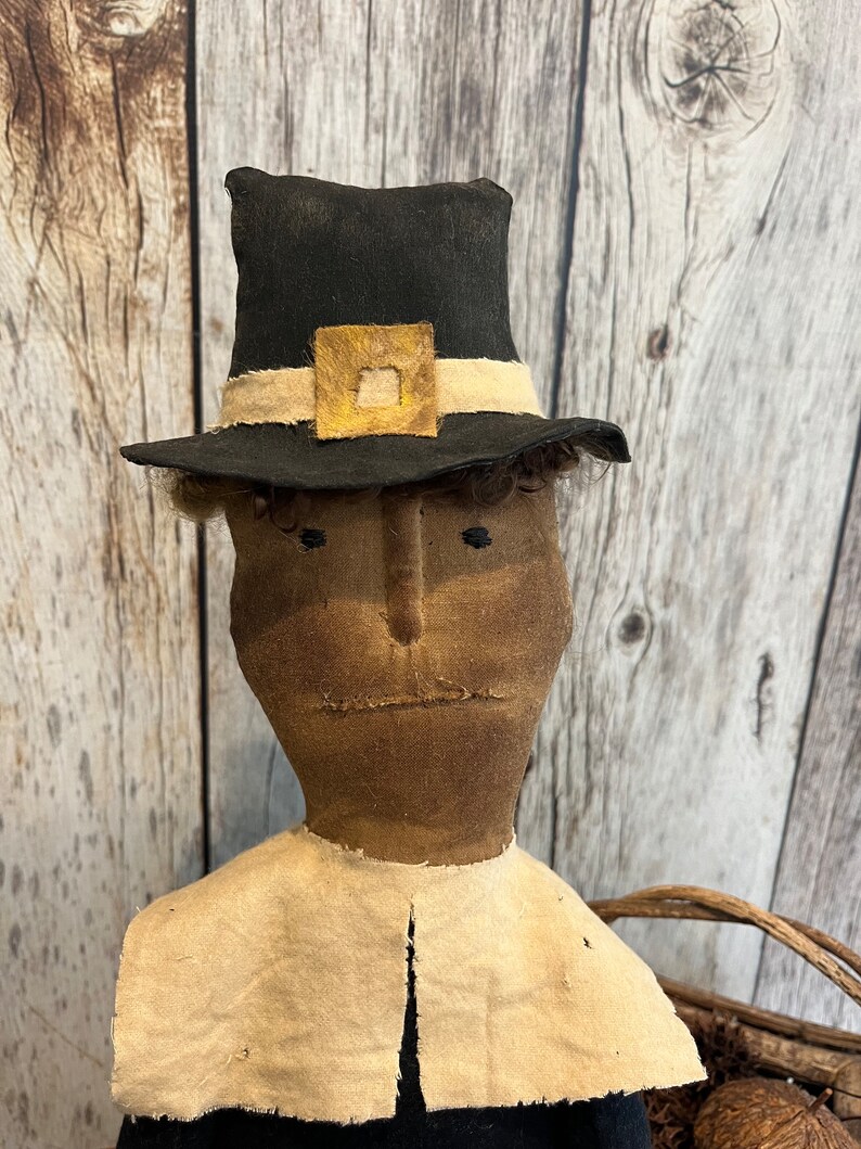 PDF Sewing Pattern - Primitive Pilgrim Boy and Turkey - Thanksgiving ...