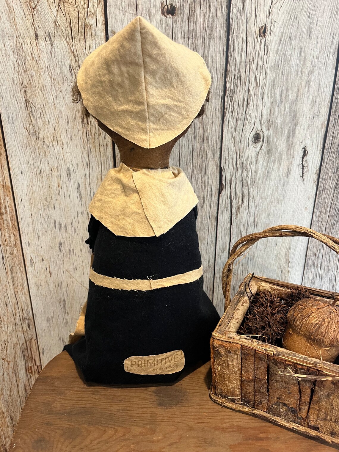 PDF Sewing Pattern - Primitive Pilgrim Girl - Rustic Thanksgiving ...