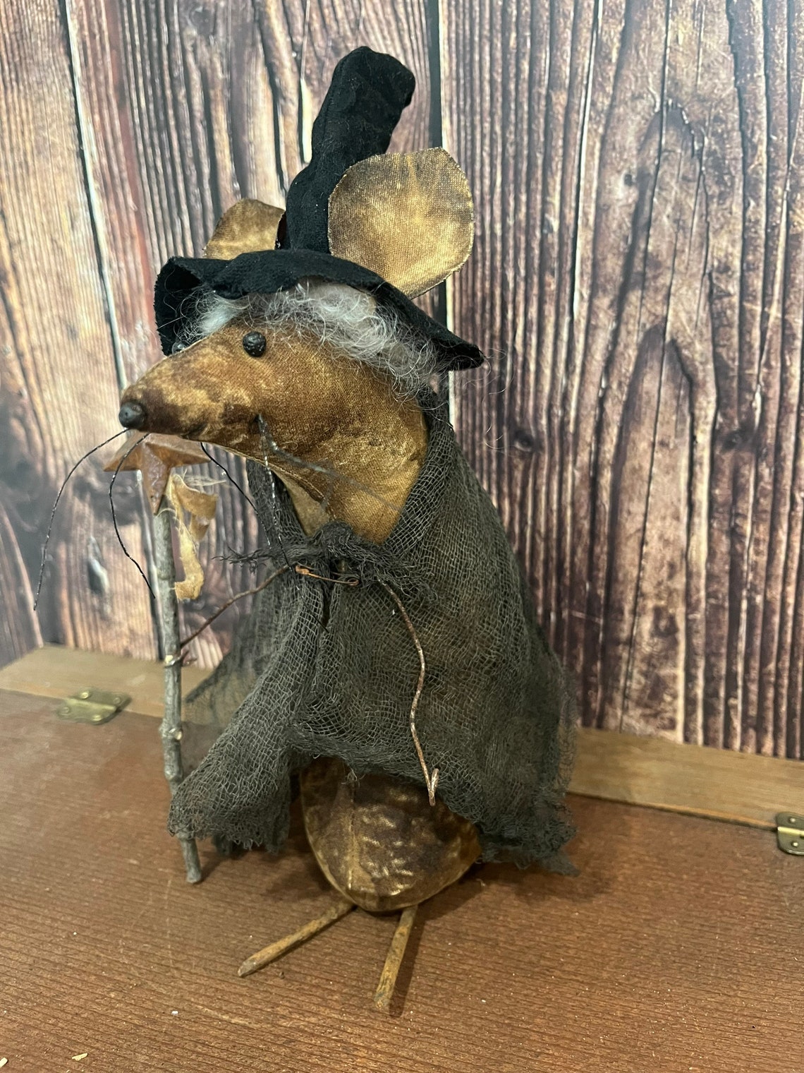 PDF Sewing Pattern - Tilda the Mouse - Primitive Halloween Witch - Mice ...
