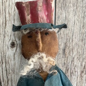 PDF Sewing Pattern - Primitive Uncle Sam - 4th of July Decor ...