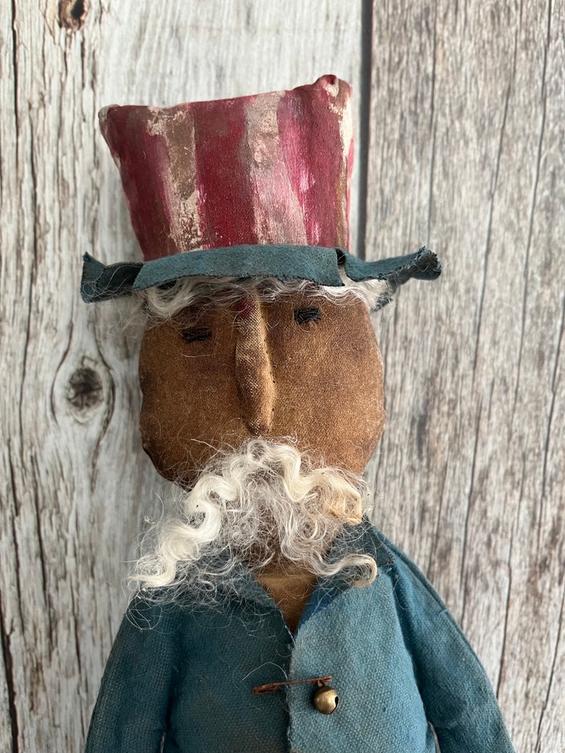PDF Sewing Pattern - Primitive Uncle Sam - 4th of July Decor ...