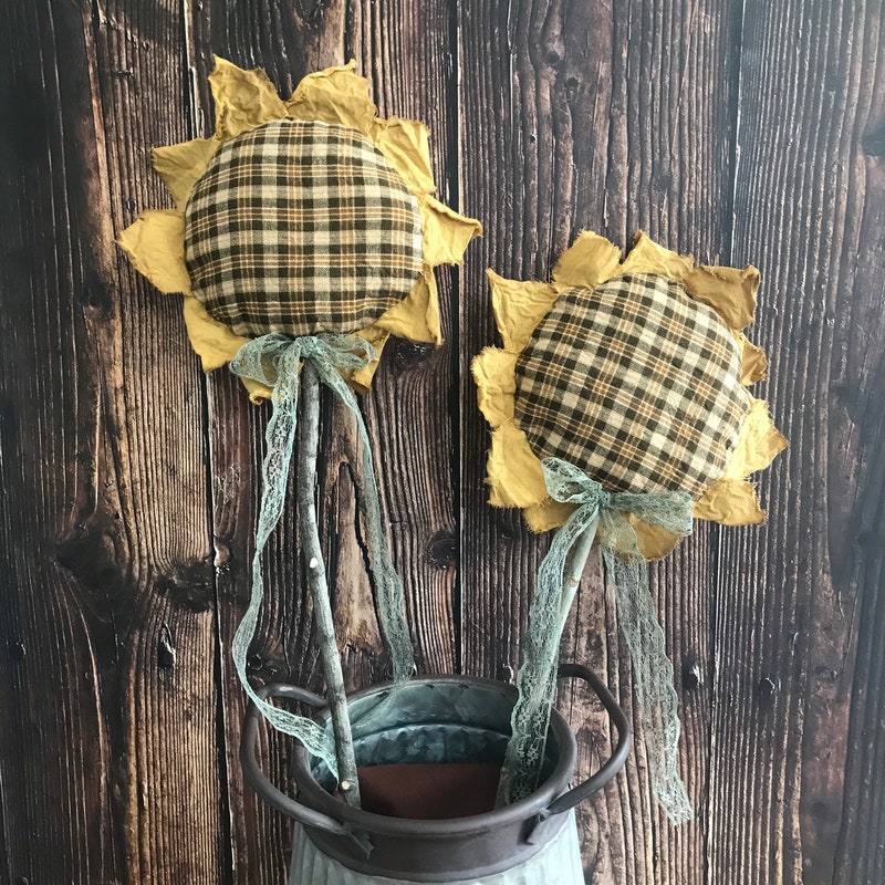 Primitive Sunflower - Etsy