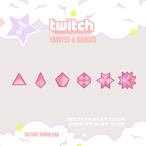 Twitch Badges / Pixel Art / Cute Honey Bit Sub Badges / Emotes - Etsy
