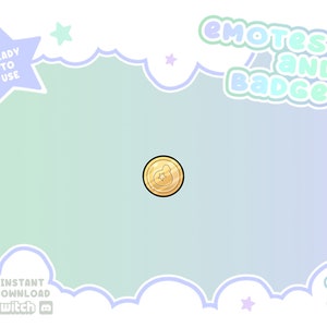 Twitch Emotes and Badges Animal Crossing Coin - Etsy