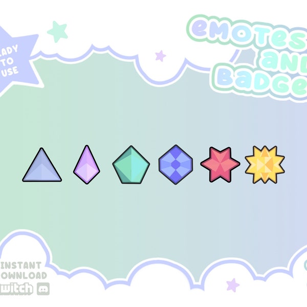 Twitch Emotes and Badges Bits - Etsy
