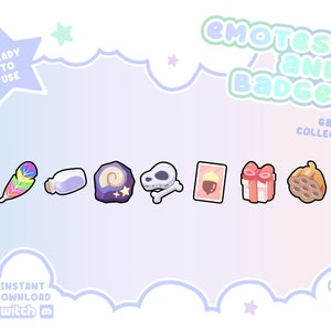 Twitch Emotes and Badges Animal Crossing Items NEW - Etsy