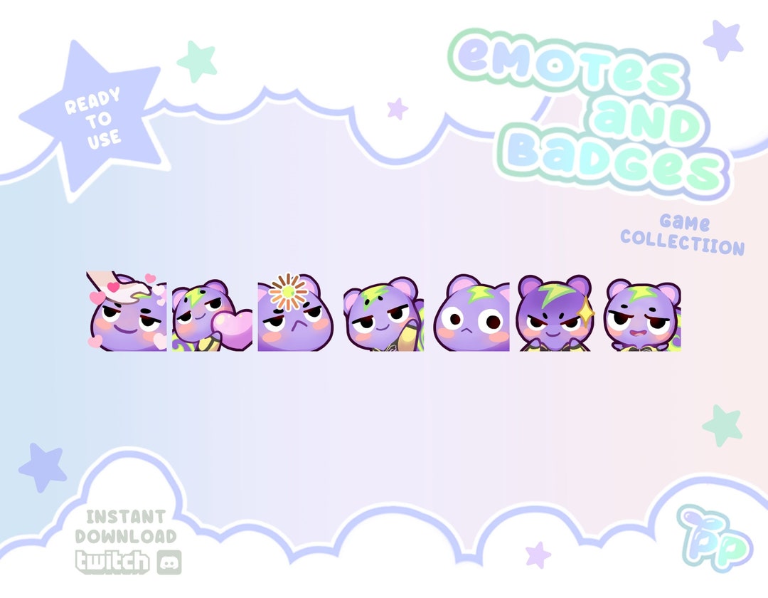 Twitch Emotes and Badges Animal Crossing Rudolf NEW - Etsy