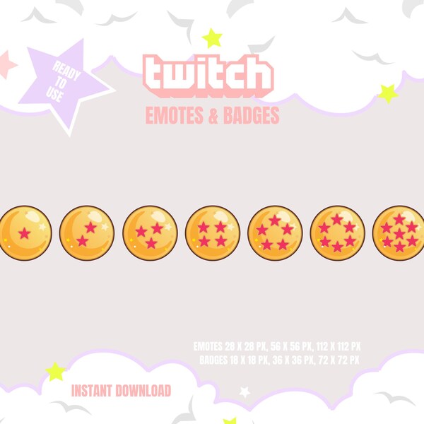 Dragon Ball Twitch Emotes - Etsy Israel