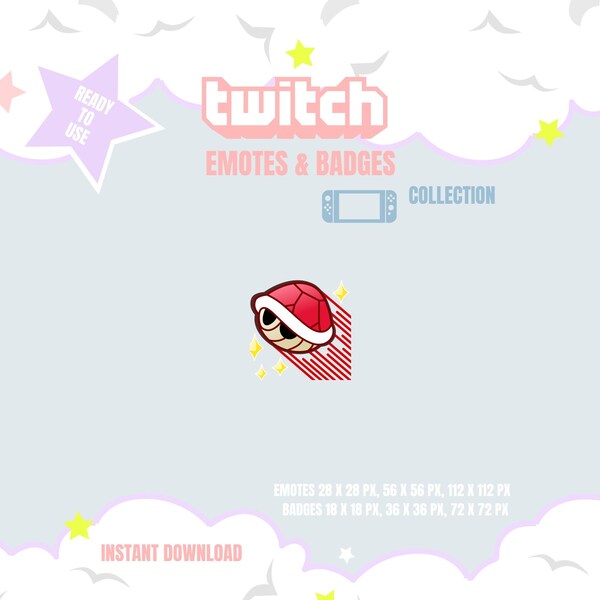 Mario Kart Twitch Emotes - Etsy