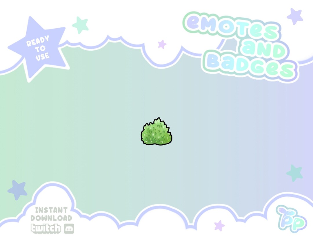Twitch Emotes and Badges Bush - Etsy