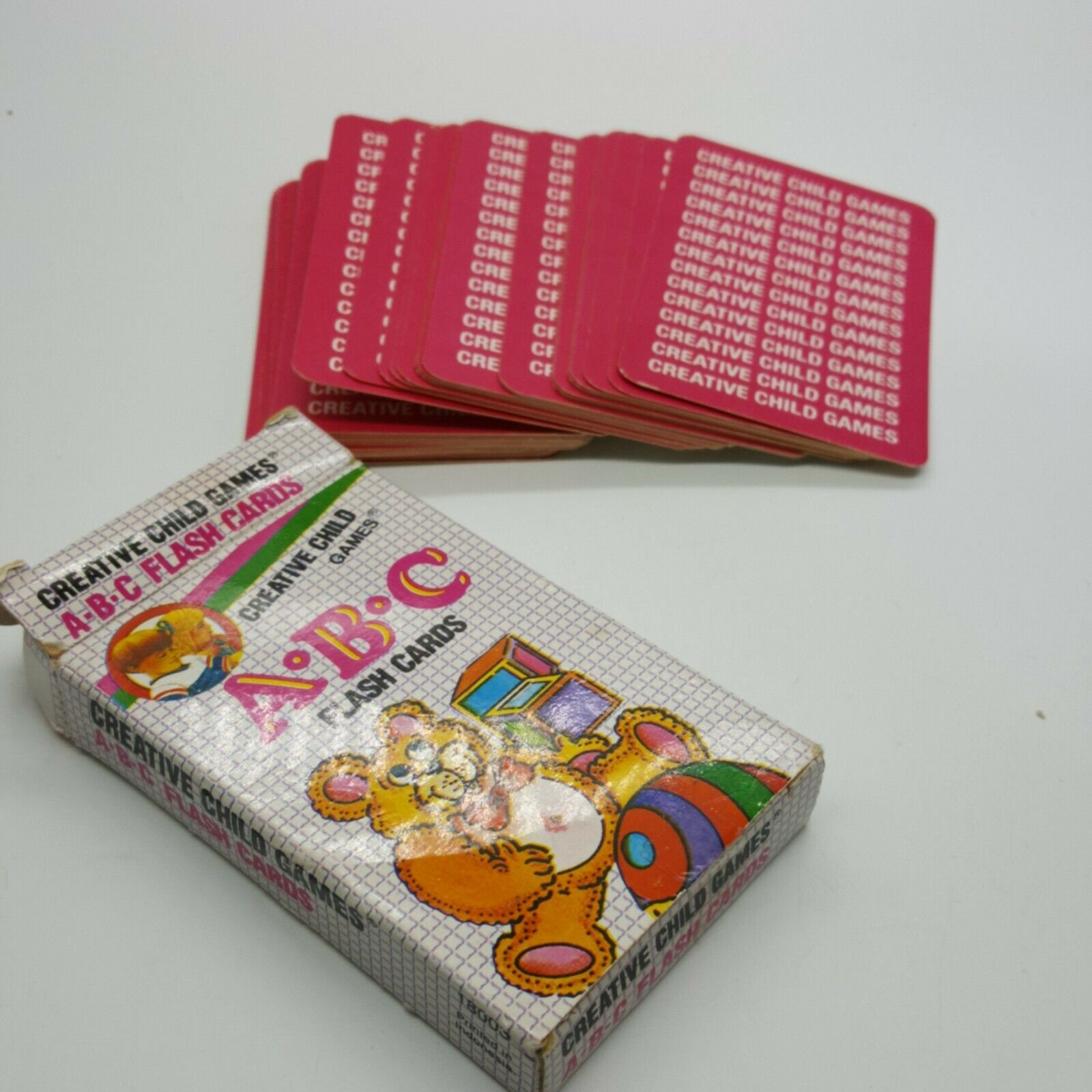 2 Vintage Decks of Creative Child Flash Cards Addition and ABC - Etsy
