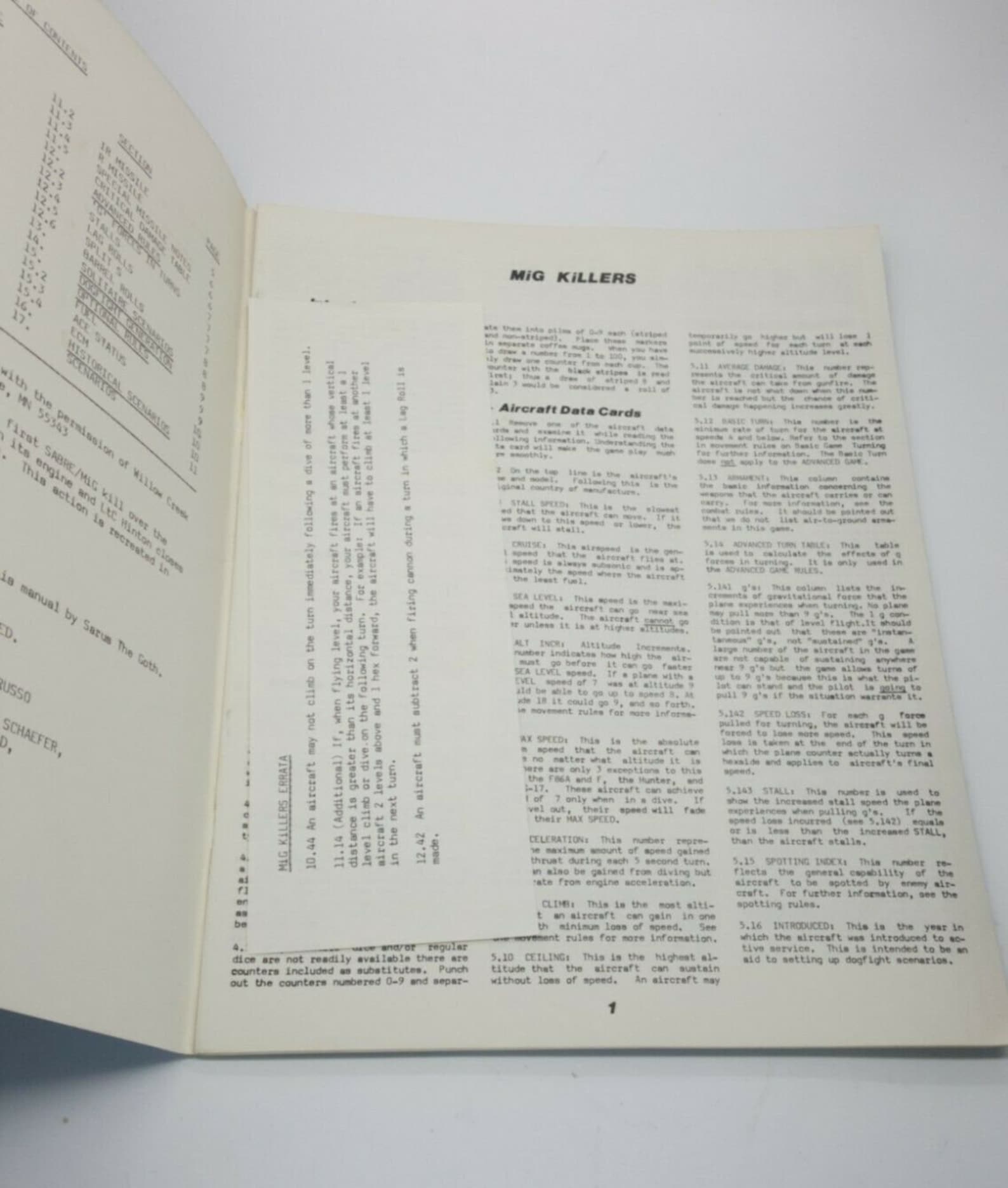Lou Zocchi War Game Mig Killers Jet Combat BOOKLET ONLY - Etsy
