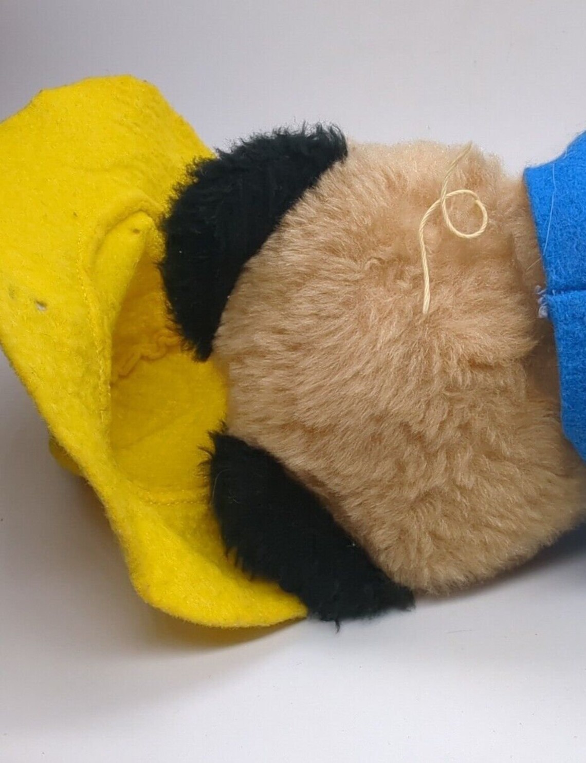 VTG Eden Paddington Bear Yellow Hat Blue Felt Coat Plush Stuffed 13" - Etsy
