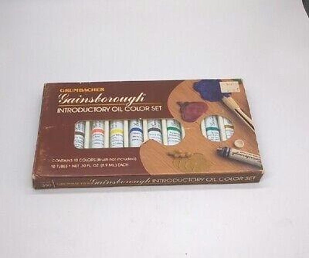 Vintage Grumbacker Gainsborough Oil Color Set No. 350 - Unused Not ...