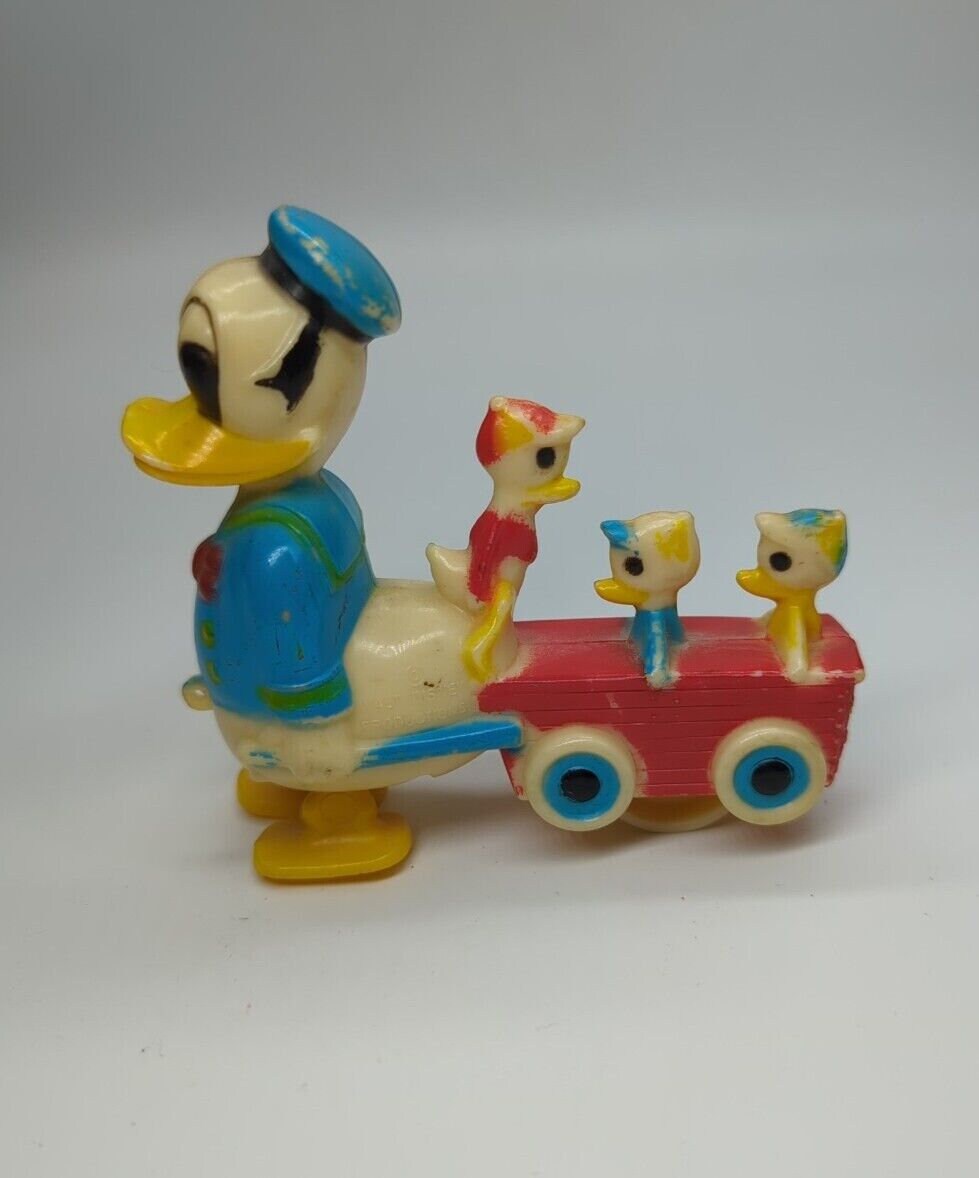 Set of 2 Walt Disney Donald Duck Ramp Walkers W/ Huey Duey Louie ...