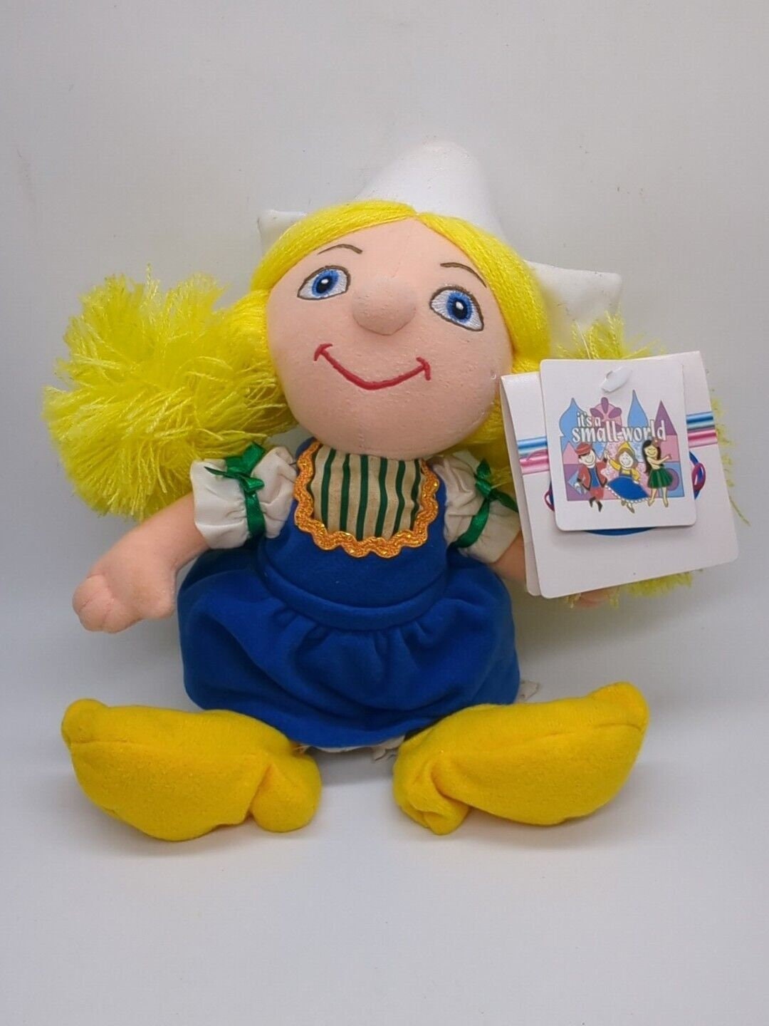 The Disney Store It's A Small World Dutch Girl Plush Bean Bag Toy With ...