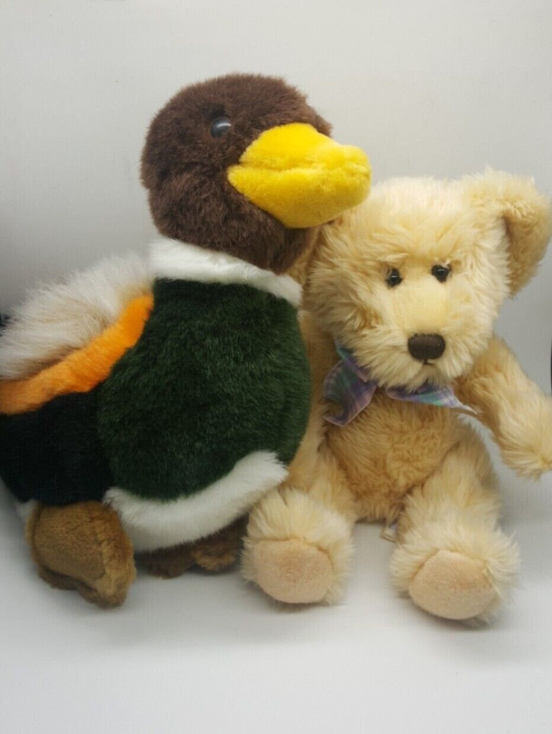 Set of 2 Soft Classics Russ Teddy Bear Chosun Mallard Duck - Etsy