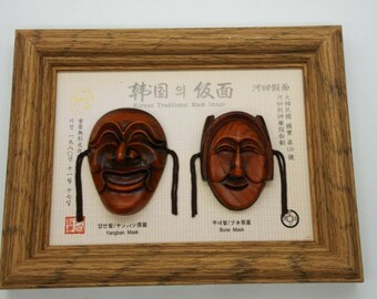 Korean Traditional Mask - Etsy