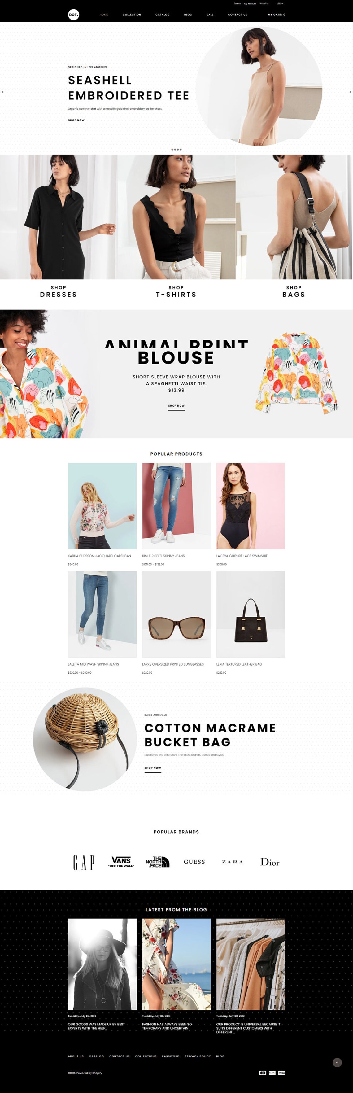 Fashion Clothing Responsive Shopify Theme Shopify Template Etsy