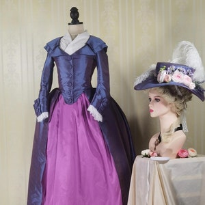 Georgian Redingote Dress 18. Th Century, Custom Made 18th Century Women ...