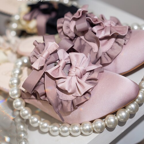 Black High Heels Marie Antoinette Mule Shoes Rococo Baroque - Etsy