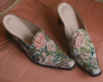 Rococo Mule Heels - Etsy Ireland