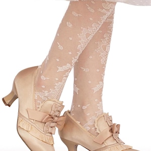 Champagne Diamond Rococo High Heels Marie Antoinette Pink Shoes Baroque ...