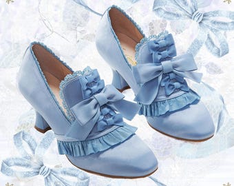 Champagne Diamond Rococo High Heels Marie Antoinette Pink Shoes Baroque ...