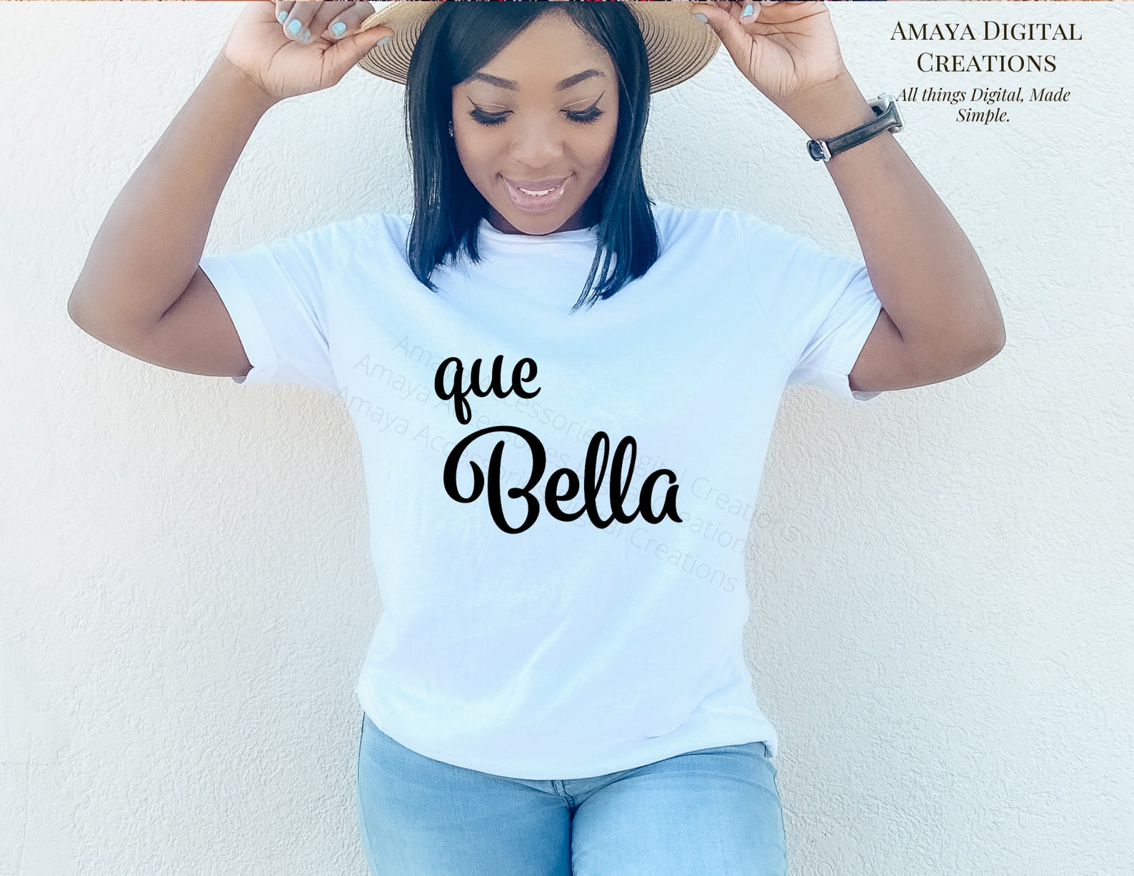 Que Bella SVG Latin Svg Instant Download Cricut Cut Files - Etsy