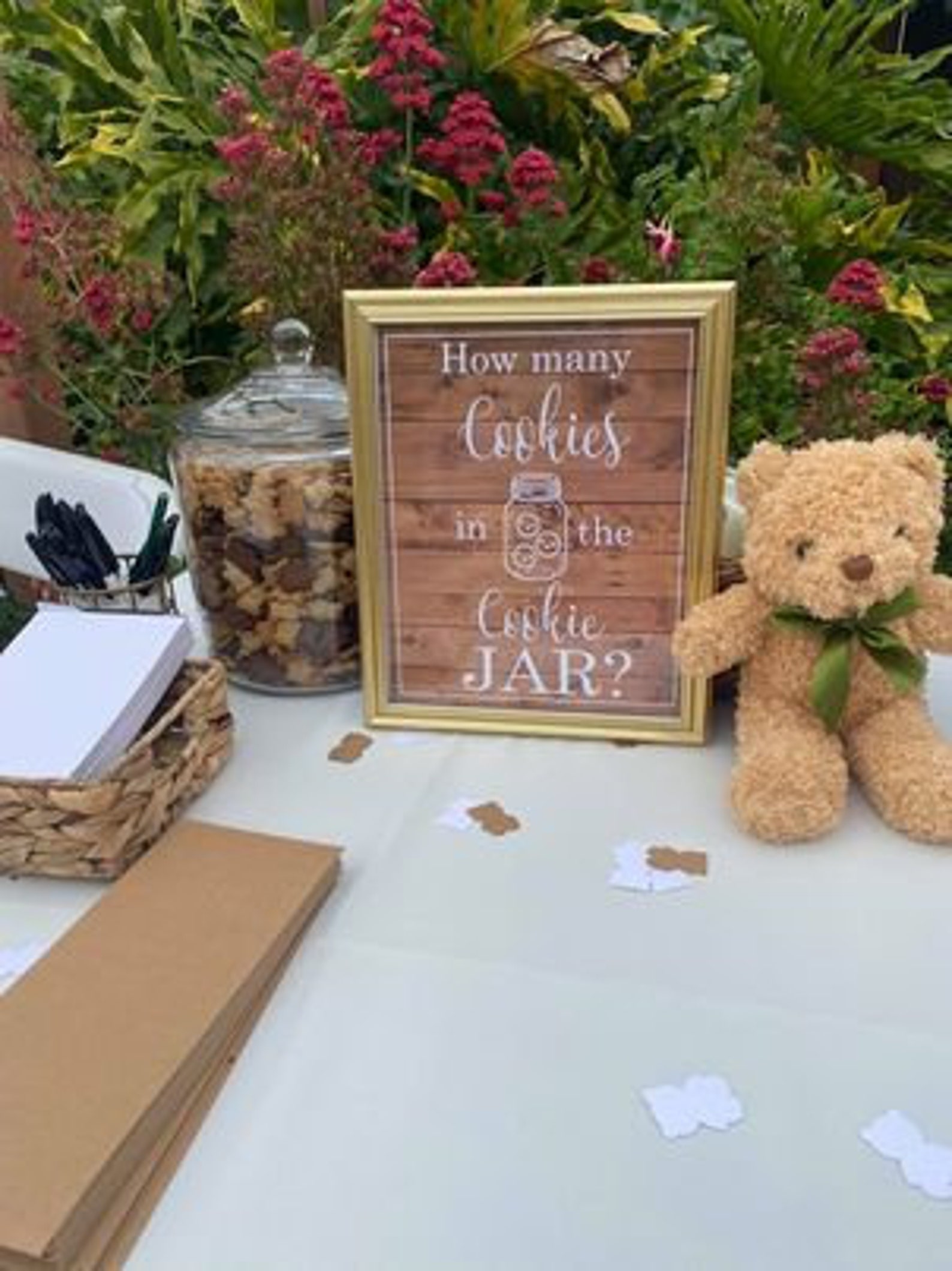 How Many Cookies in the Jar Game, Baby Shower Game Sign, Instant ...