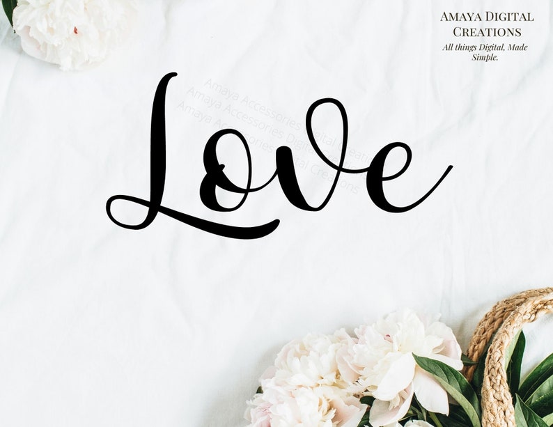 Love Svg Cute Quote Instant Download SVG File - Etsy