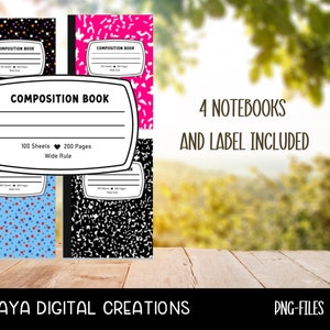 Composition, Craft Files, PNG Design, School Notebook , PNG Party ...